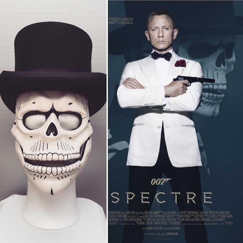 Articulated Skull Mask Reproduction of James Bond 007 Spectre - Etsy