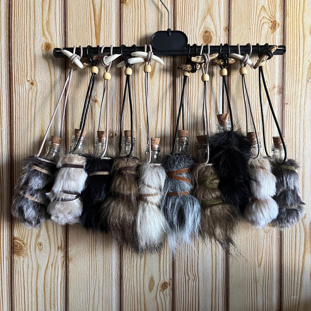 Flask Flask Gourd Fur Viking Pagan Voodoo Mad Max - Etsy