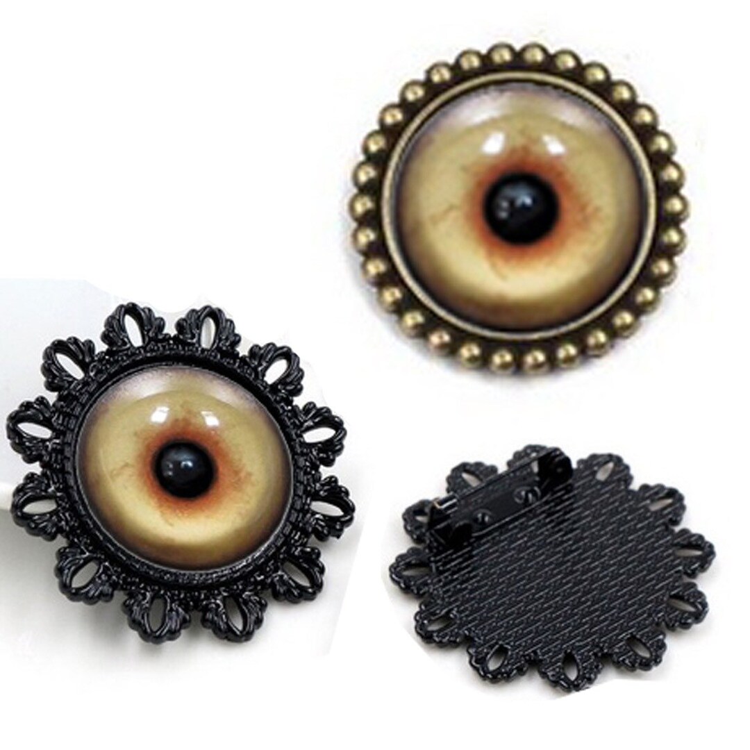 Creepy Halloween Brooch Eyes Puma Taxidermy - Etsy