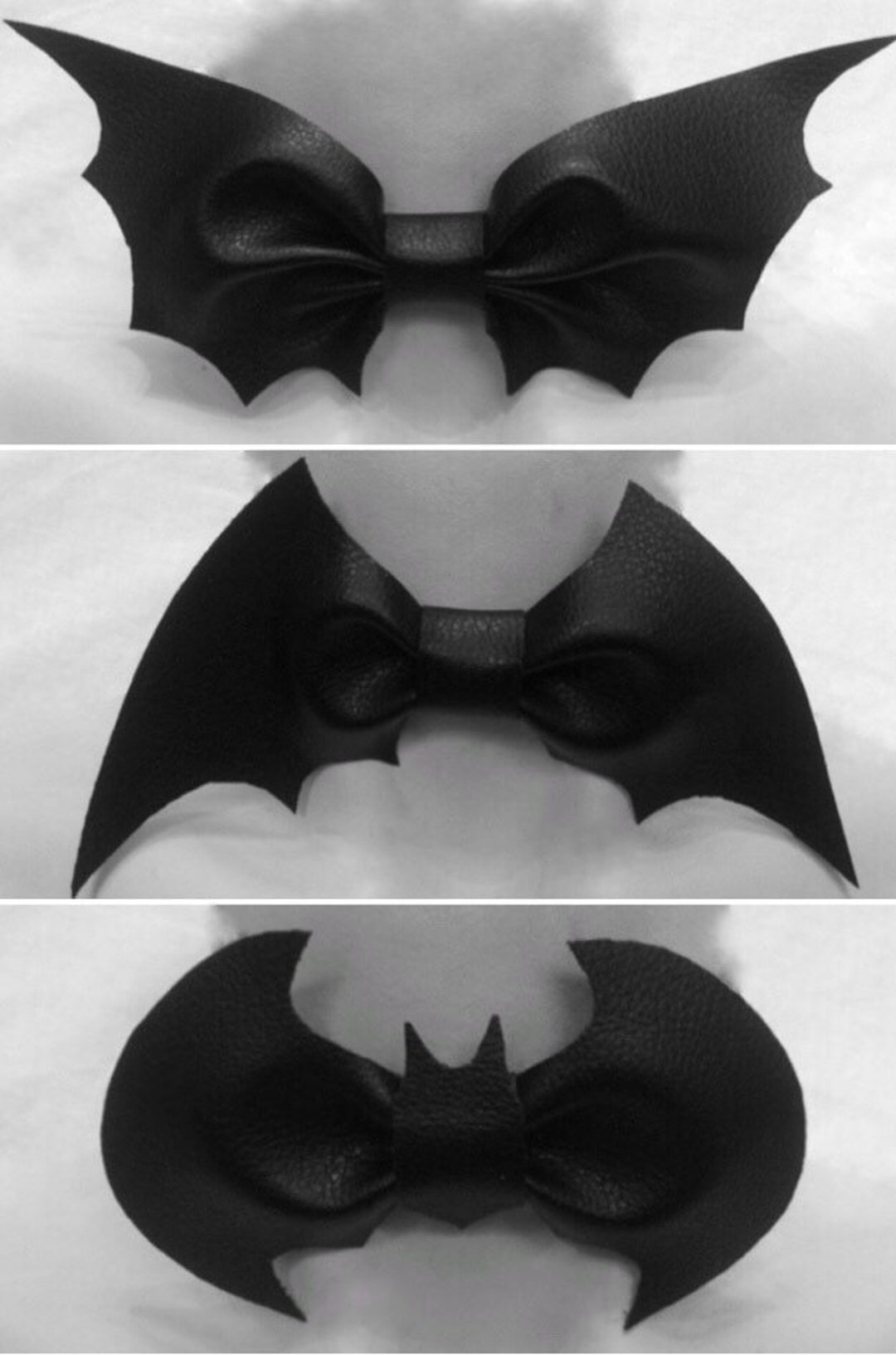 Batman Bat Fancy Imitation Leather Hair Clip - Etsy