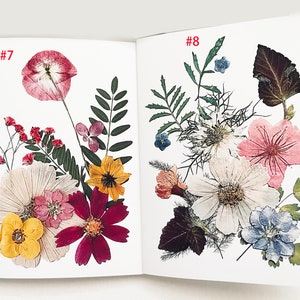 Pressed Flower PRINT Cards - Customizable Greeting Card - Folded ...