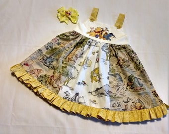 Classic Winnie the Pooh Pinafore Dress - Etsy