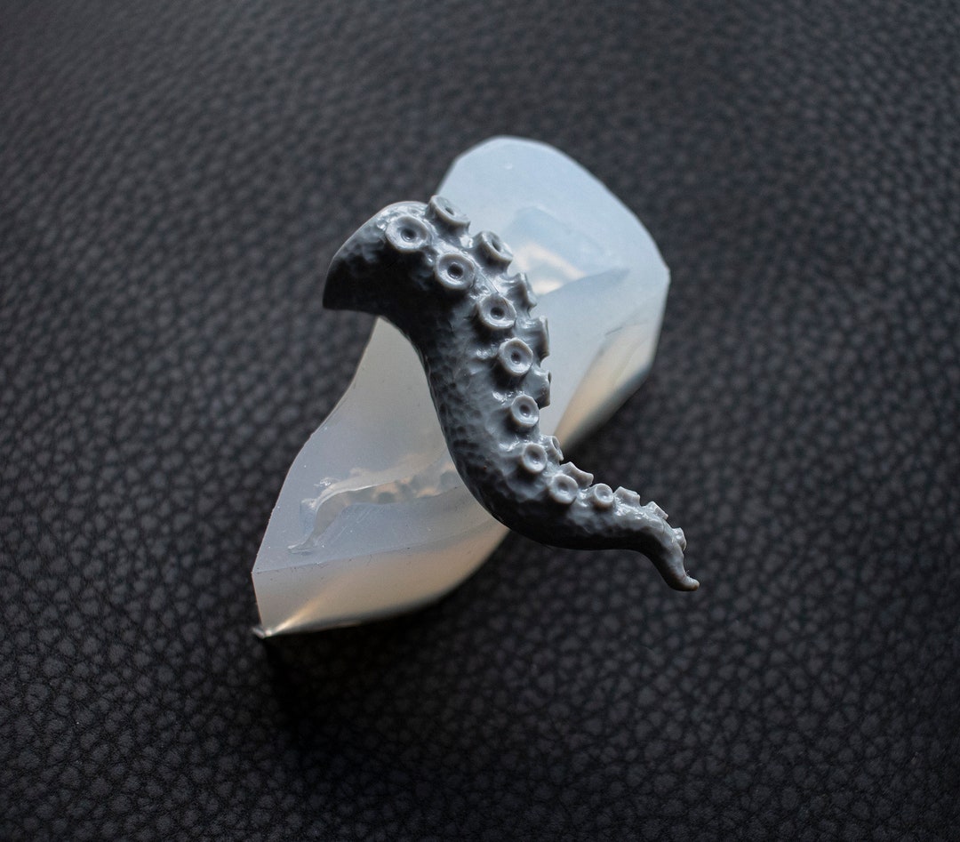 Silicone Mold Octopus Tentacle - Sea Silicone Mold - Etsy