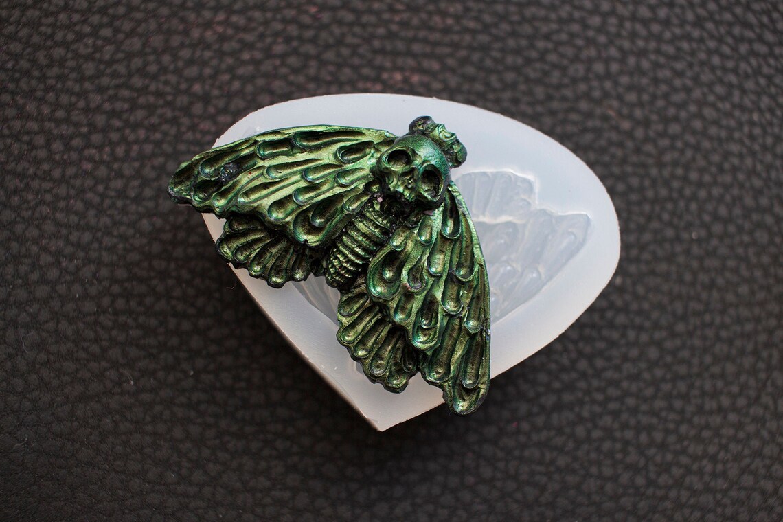 Silicone Mold Moth Epoxy Molds Goth Moth Mold | Etsy