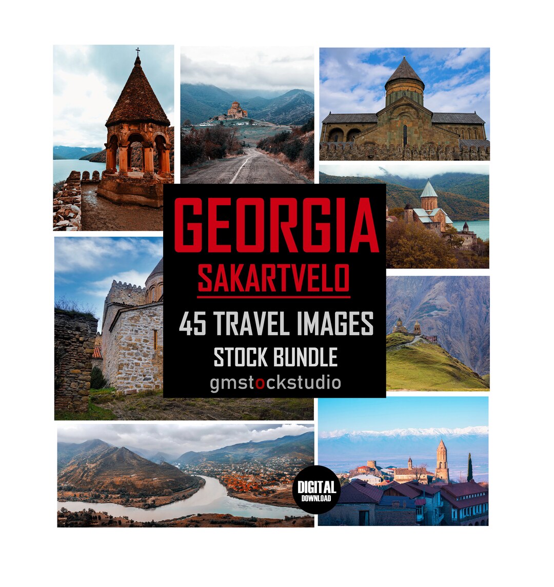 Georgia Sakartvelo Travel Images Set of 45 Photos Georgia - Etsy