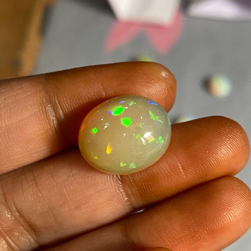 Natural Ethiopian Welo Opal 15x10 MM Oval Cabochon Ethiopian - Etsy