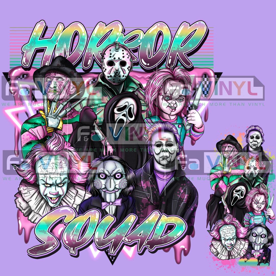 HORROR SQUAD W SLEEVE (direct to Film) - Etsy