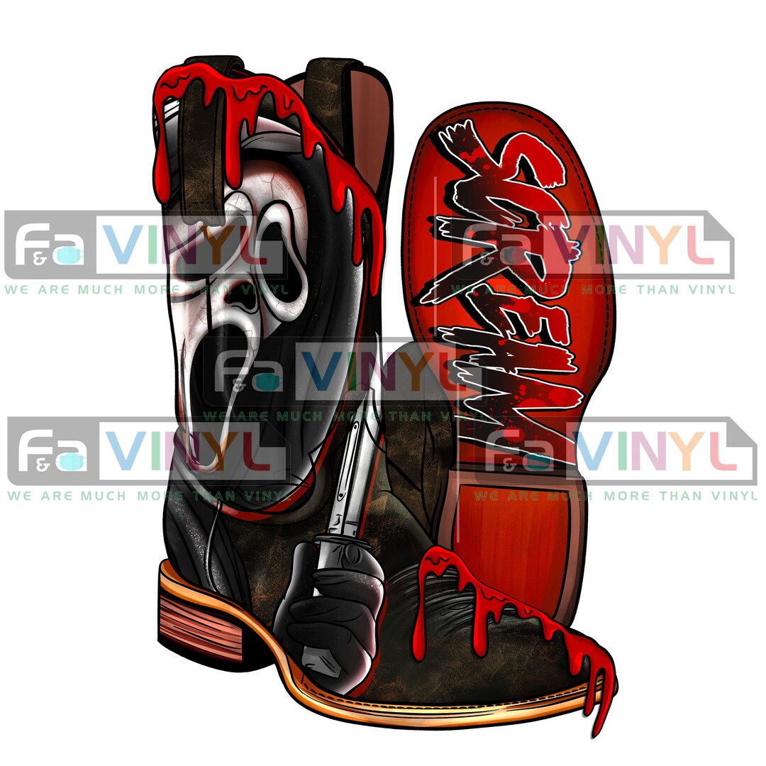 SCREAM BOOTS direct to Film - Etsy