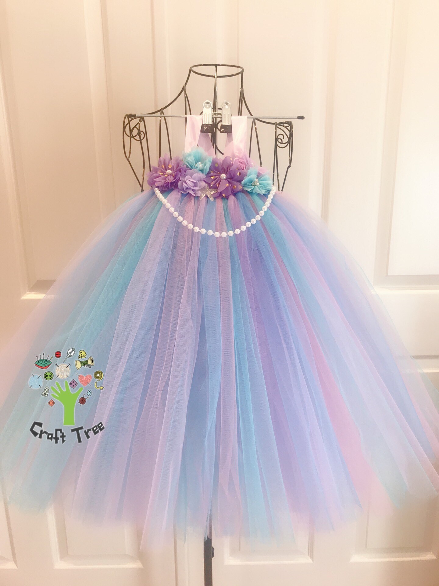 Ocean Mermaid Tutu Dress for Girls-cake Smash Mermaid Tutu Dress-under ...