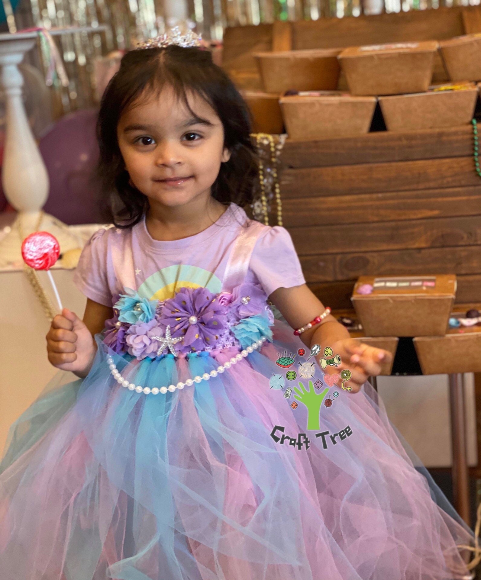 Ocean Mermaid Tutu Dress for Girls-cake Smash Mermaid Tutu Dress-under ...