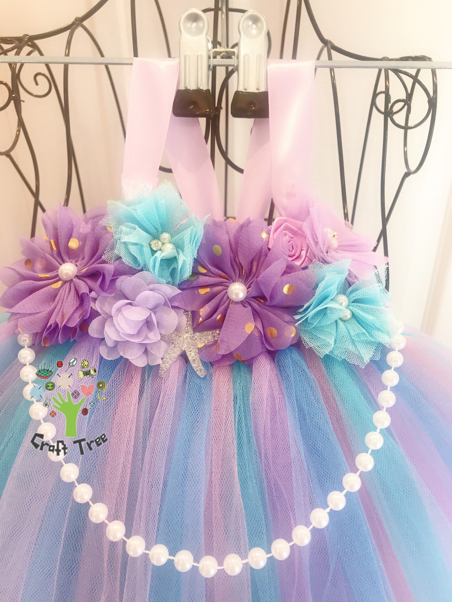 Ocean Mermaid Tutu Dress for Girls-cake Smash Mermaid Tutu Dress-under ...