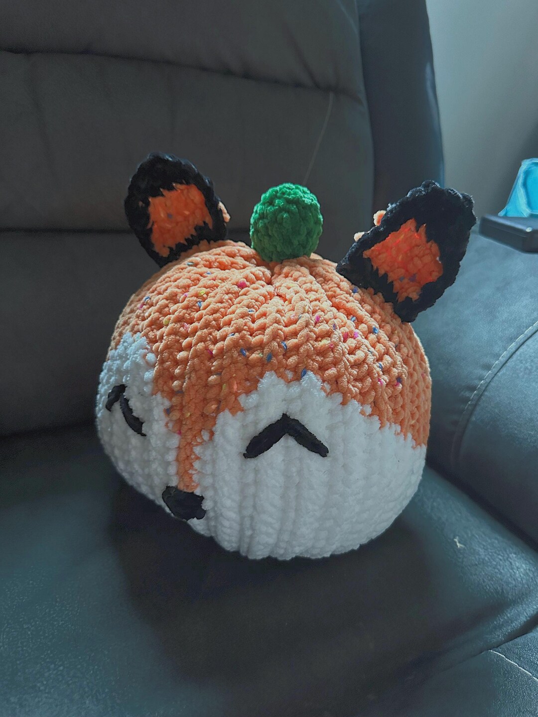 Crochet Pumpkin Fox | for Sale | Birthday Gift | Valentine Gift | Baby ...