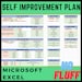 Self-improvement Planner | Goal Setting & Habit Stacking Tracker ...