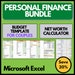 Personal Finance Bundle for COUPLES on Excel Couples Budget and Net ...