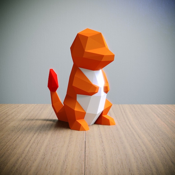 Charmander Template - Etsy