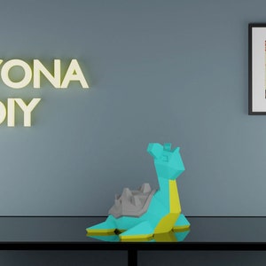 Pokémon Lapras Papercraft Template, Abstract Low Poly 3D Origami, Home ...