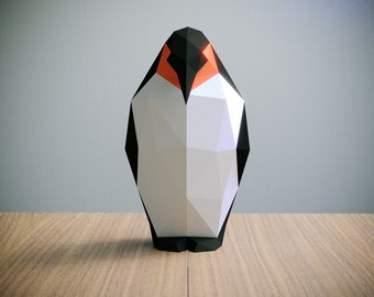 Pink Robin Papercraft Sculpture, DIY 3D Animal Wall Décor, PDF Template ...