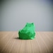 Frog Papercraft Template, Abstract Low Poly 3D Origami, Home Decor ...