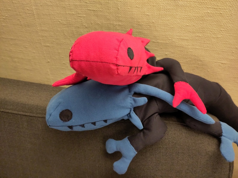 Rain World Lizard Plush Sewing Patterns - Nearly All Variants Included ...