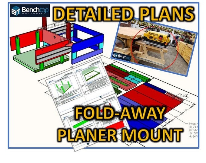 Plans Planer Mount / BONUS SKETCHUP FILE - Etsy