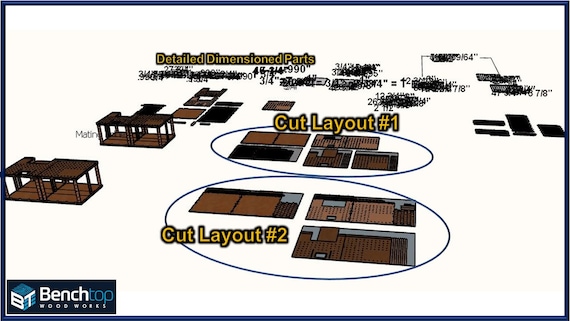 COMBO! CNC SketchUp Model Home & Living Blueprints & How To etna.com.pe