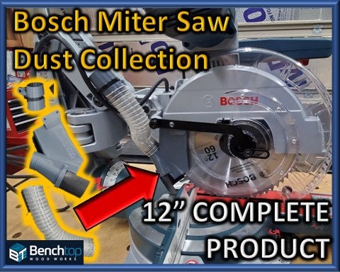 12 Bosch Glide GCM12SD Miter Saw Dust Collection - Etsy