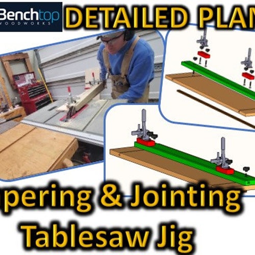 Tapering and Jointing Jig for Table Saw - Etsy