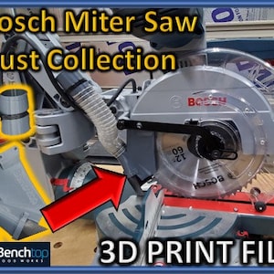 3D Print Hardware Kits for Bosch Miter Saw Dust Chutes - Etsy