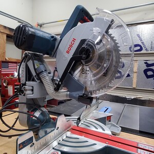 12" Bosch Glide GCM12SD Miter Saw Dust Collection, Digital Print Files ...