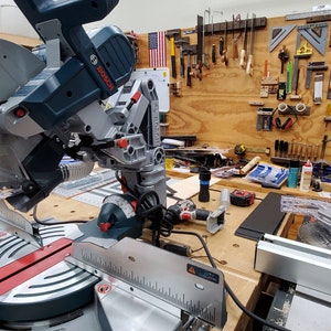 10" Bosch Glide CM10GD Miter Saw Dust Collection, Complete Chute - Etsy