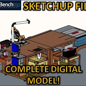 CNC Sketchup Model, COMBO! - Etsy