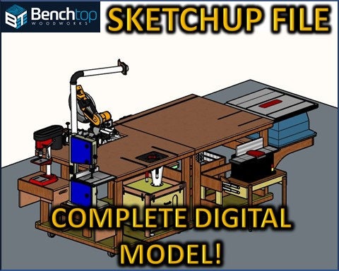 CNC Sketchup Model COMBO | Etsy