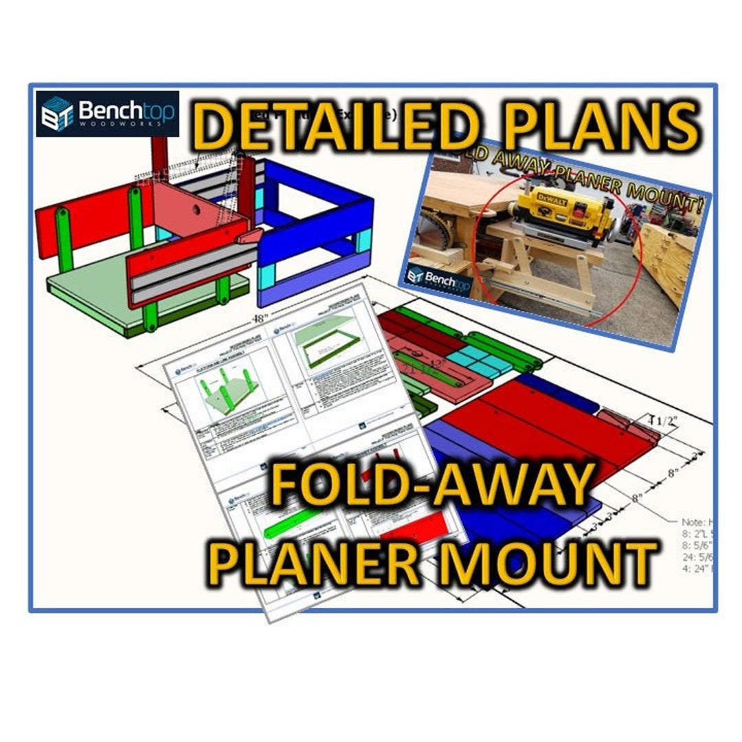 Plans Planer Mount / **BONUS SKETCHUP FILE** - Etsy