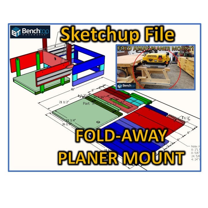 Plans Planer Mount / **BONUS SKETCHUP FILE** - Etsy