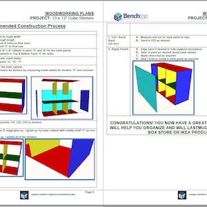 3x2 Cube Storage Shelves (for Use With 13" Bins) - Etsy
