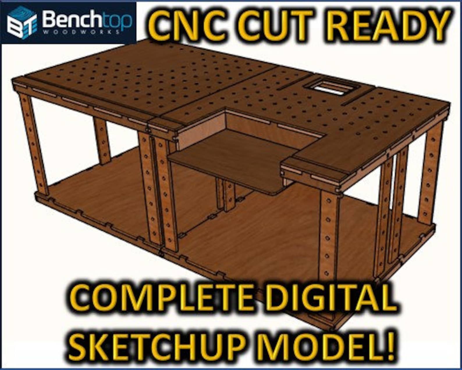 CNC Ready Sketchup Model - Etsy