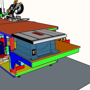 Table Saw Mount / Station - Etsy