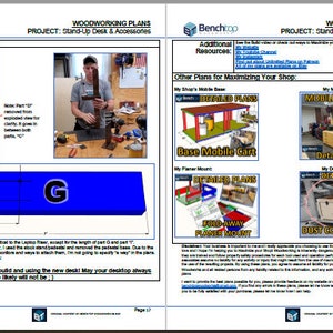 Detailed Plans, Desk Top and Accessories - Etsy