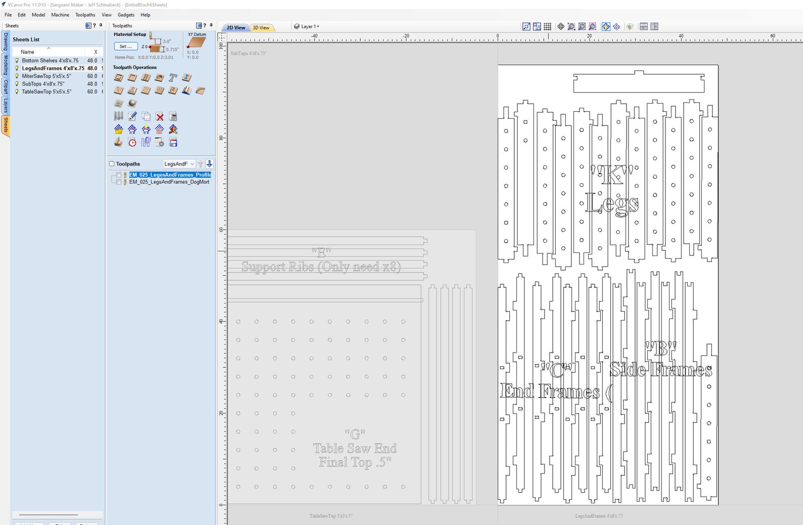 Base Cart CNC Ready Package files PDF License - Etsy
