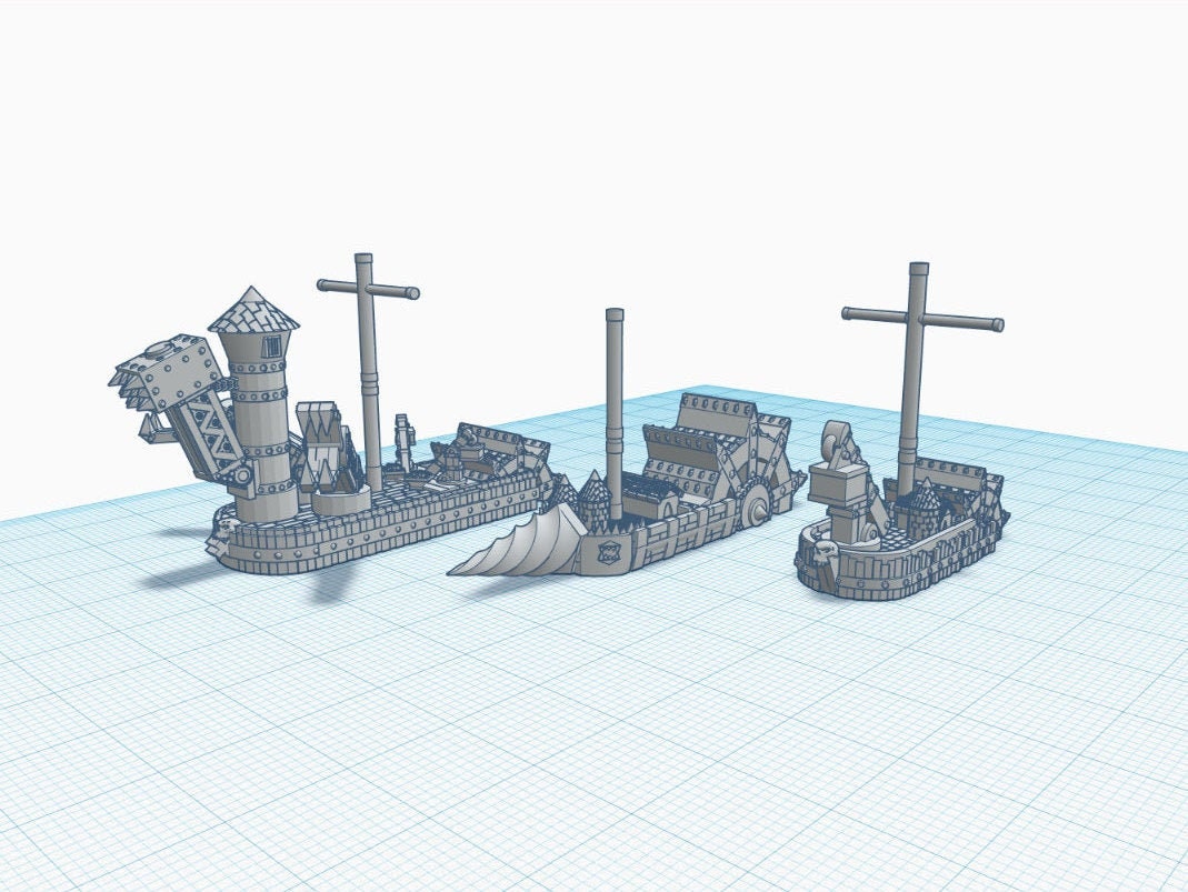 Orc Battle Ship Fleet (digital Download) - Etsy