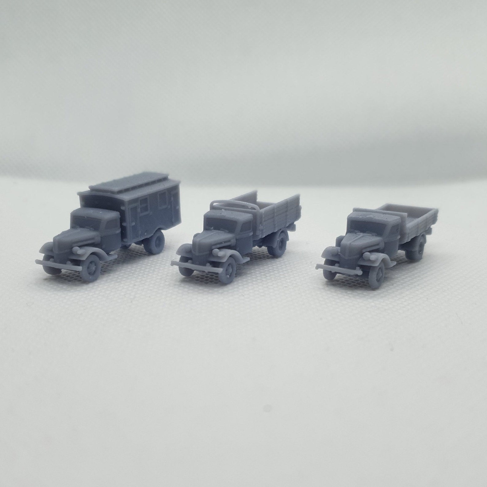 3 X N-gauge WW2 German Ford Trucks - Suitable for N-scale Railways - Etsy