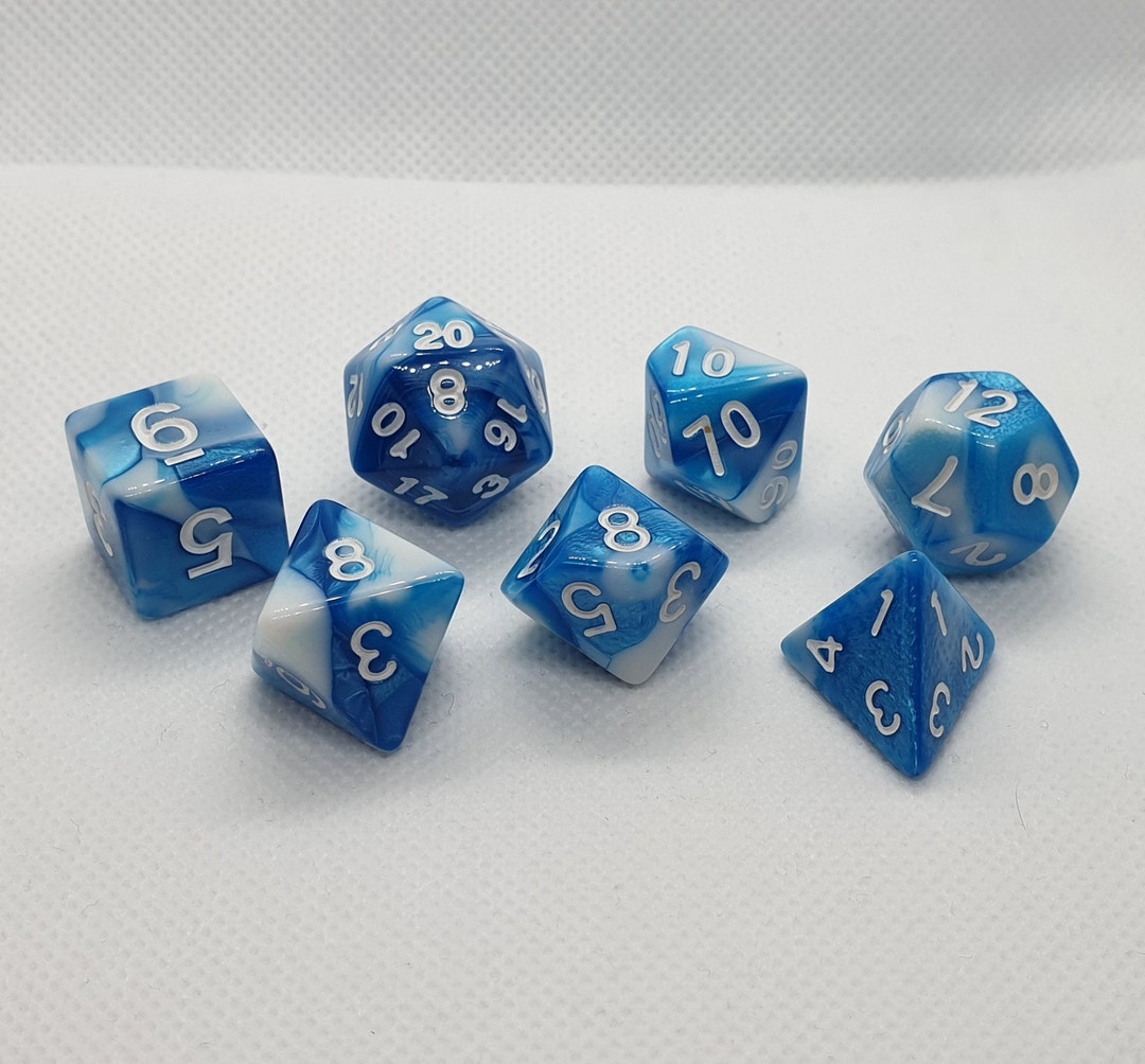 RPG Dice, Dnd Dice Set - 2 Colour Mix (multiple Colours Available) - Etsy