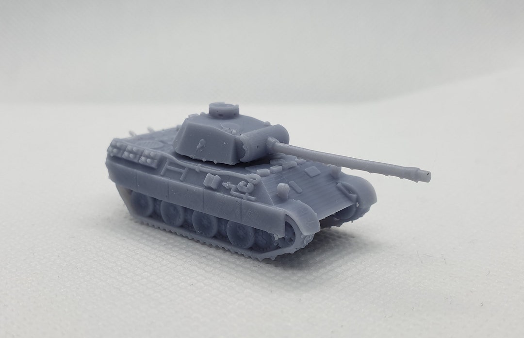 2 X N-gauge WW2 German Panther Tanks - Suitable for Use With N-scale ...