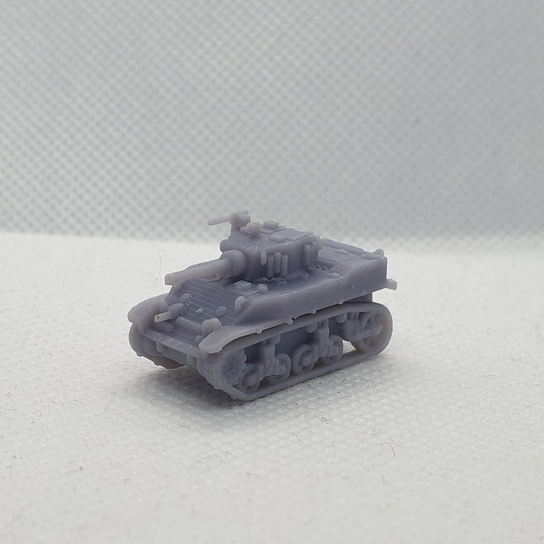 3 X N-gauge WW2 Allied Stuart Tanks - Suitable for N-scale Railways - Etsy