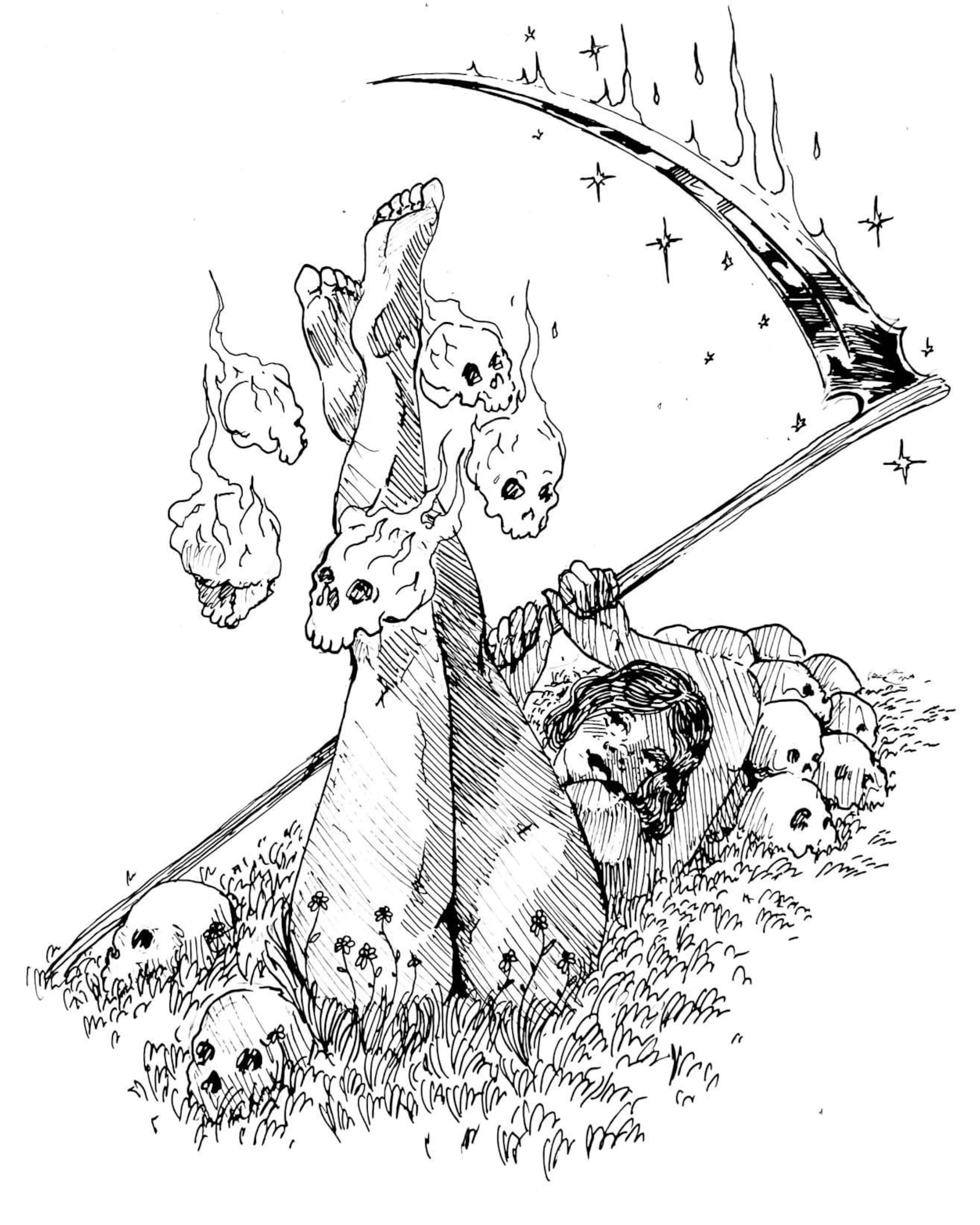 Playing Death - Etsy