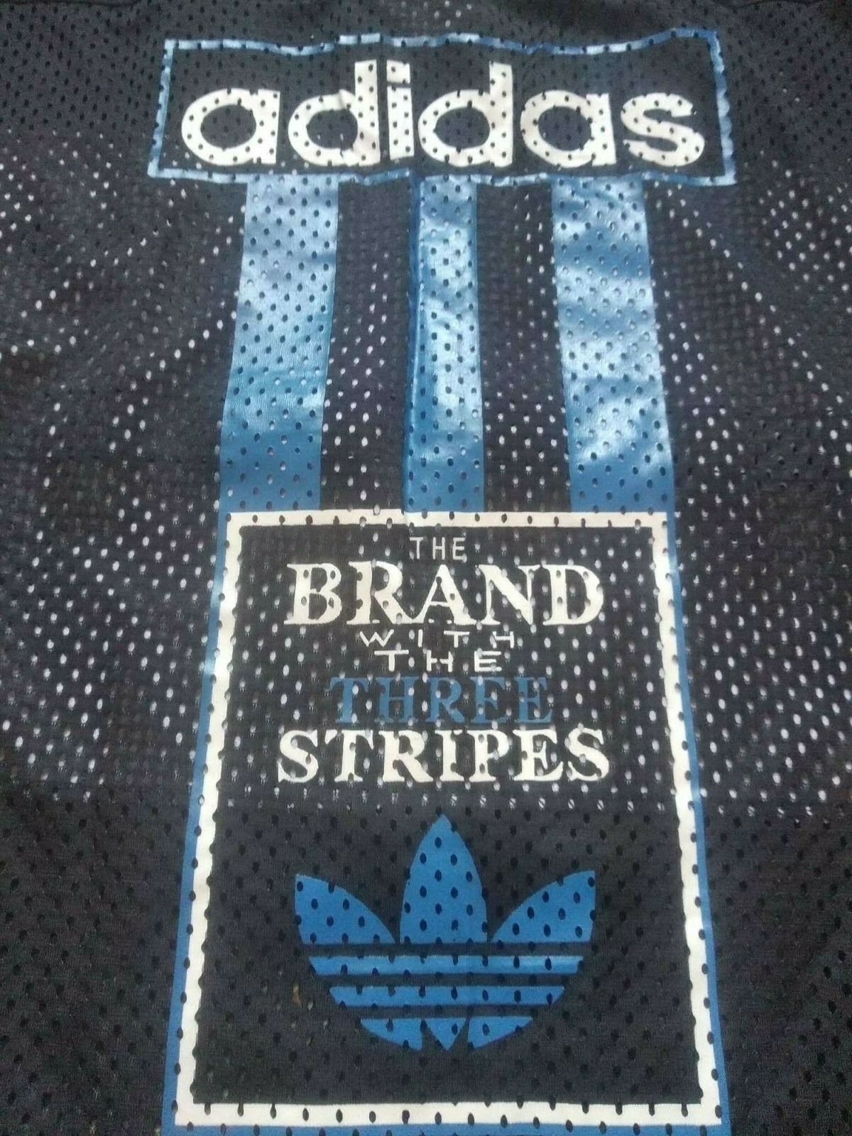 Vintage Adidas Hip Hop Rap Style Jersey Big Trefoil Logo T-shirt Size L ...