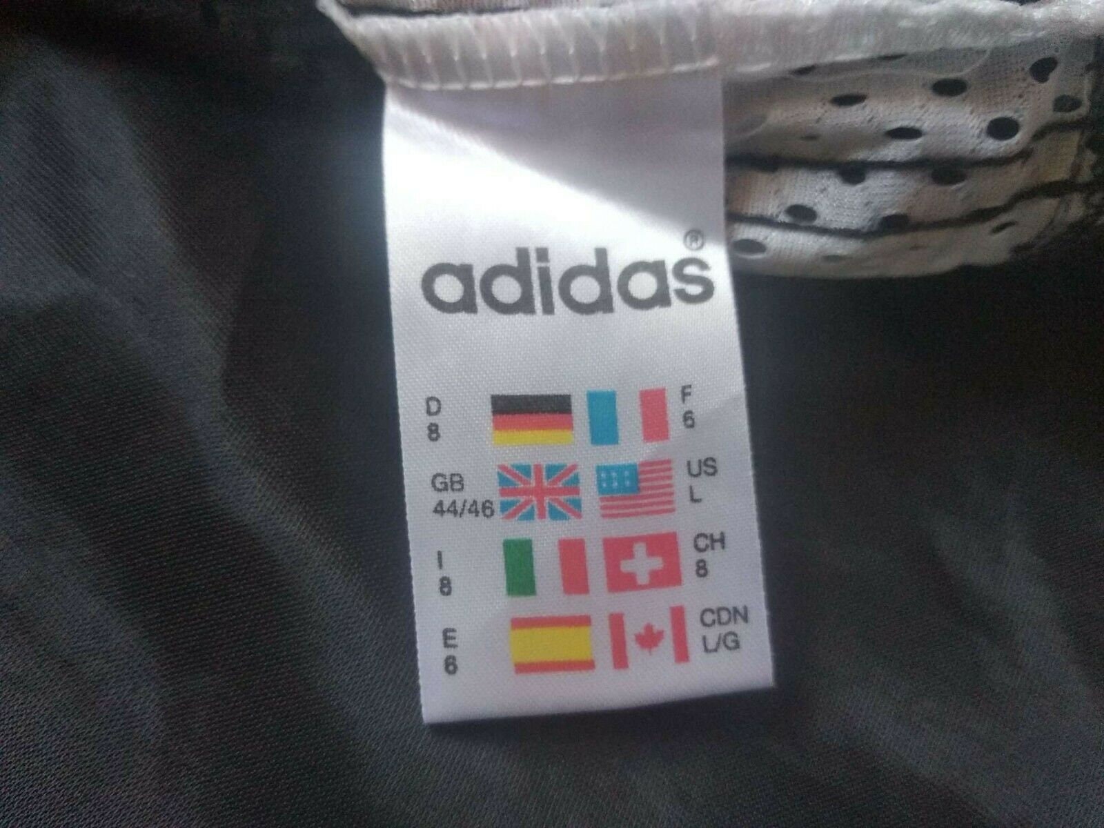 Vintage Adidas Hip Hop Rap Style Jersey Big Trefoil Logo T-shirt Size L ...