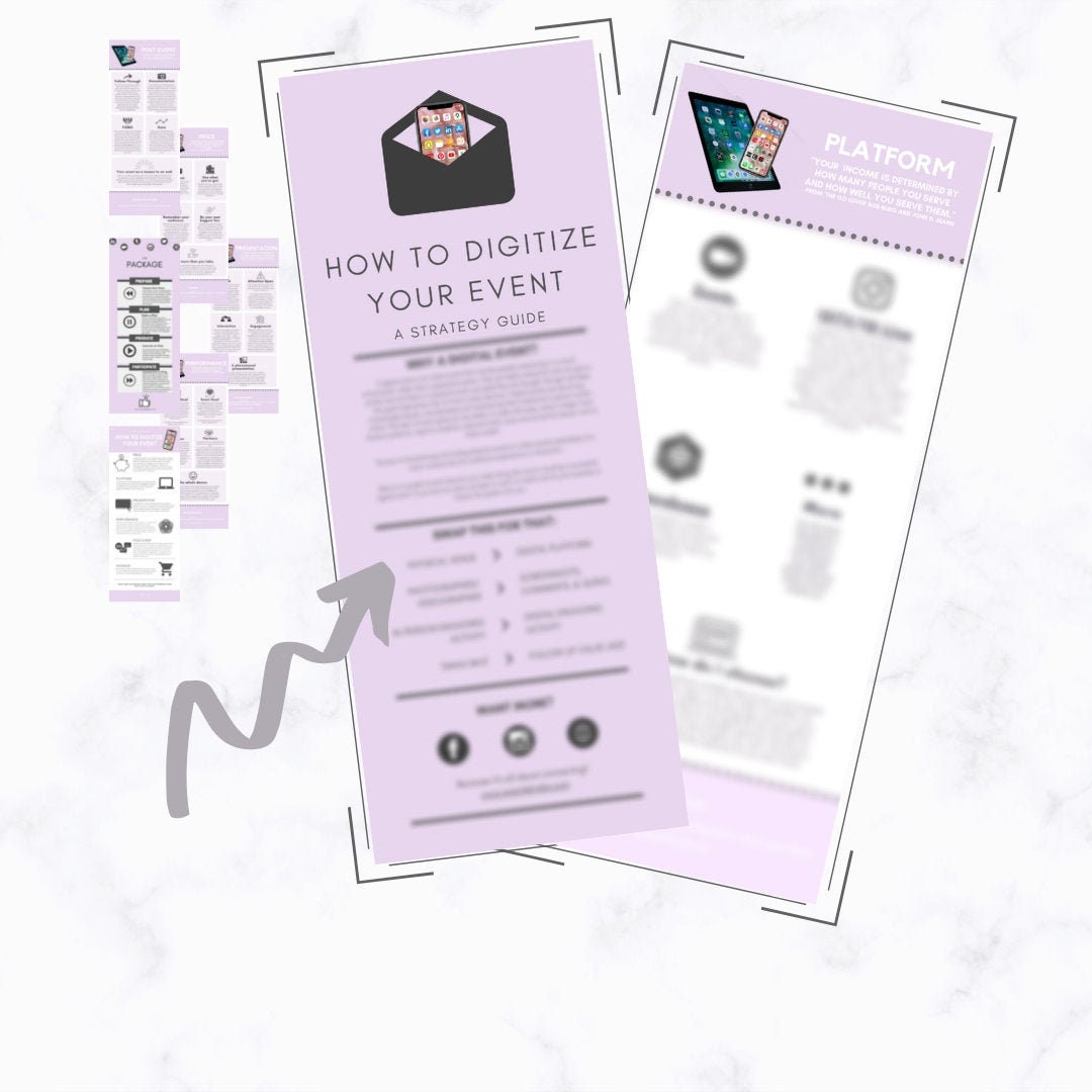 NEW** DIGITAL EVENT Planning Strategy Guide Pdf, Engage With Your ...