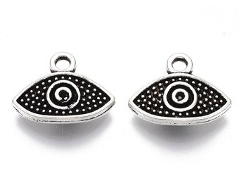 Stainless Steel Pyramid Eye Charms Pyramid Eye Earrings and - Etsy