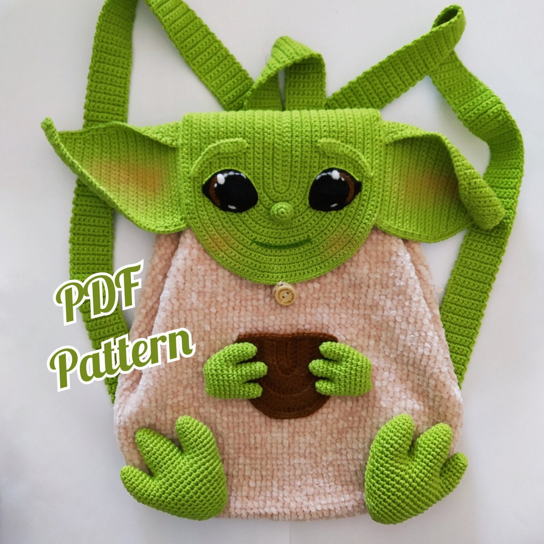 Backpack Amigurumi Pattern Alien Backpack Crochet Pattern - Etsy Canada